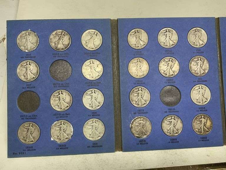 Walking liberty half dollar book 1916 to 1936 - Legacy Auction Company