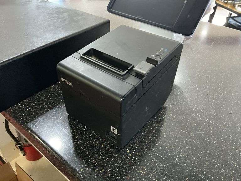 Square payment stand/epson receipt printer and - Legacy Auction Company