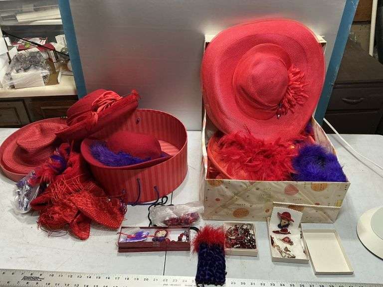 Red Hat Ladies items - Legacy Auction Company