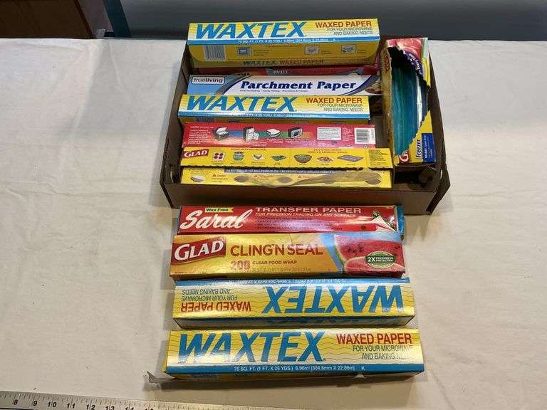 Wax paper, cling wrap, etc - Legacy Auction Company