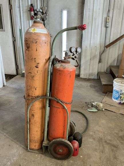Torch/torch tanks and cart - Legacy Auction Company