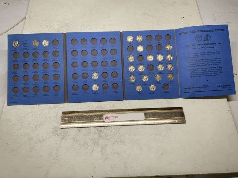 Mercury dime book 1916 to 1945 - Legacy Auction Company