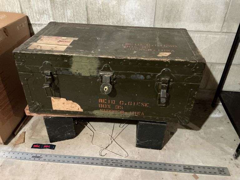 Military trunk - Legacy Auction Company