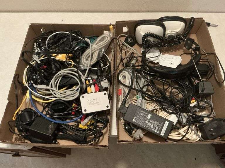 Miscellaneous cords, remotes, adapters etc. - Legacy Auction Company
