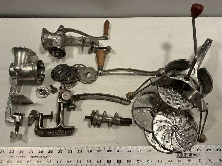 Food chopper, meat grinder, Squirrel nutcracker, - Legacy Auction Company