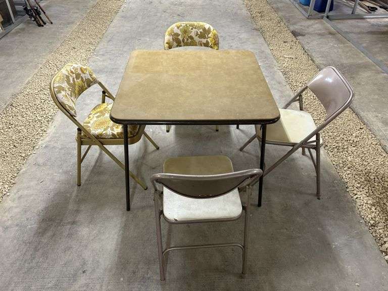 Card table with chairs - Legacy Auction Company