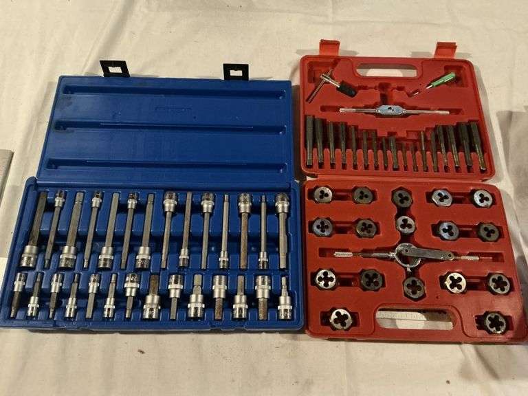 Socket Allen wrenches and tap/die - Legacy Auction Company