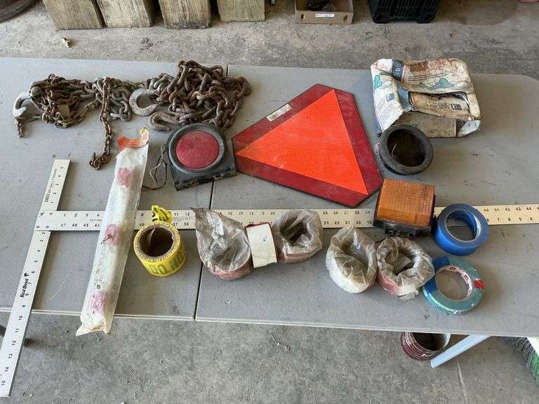 SMV sign/chain/tape - Legacy Auction Company