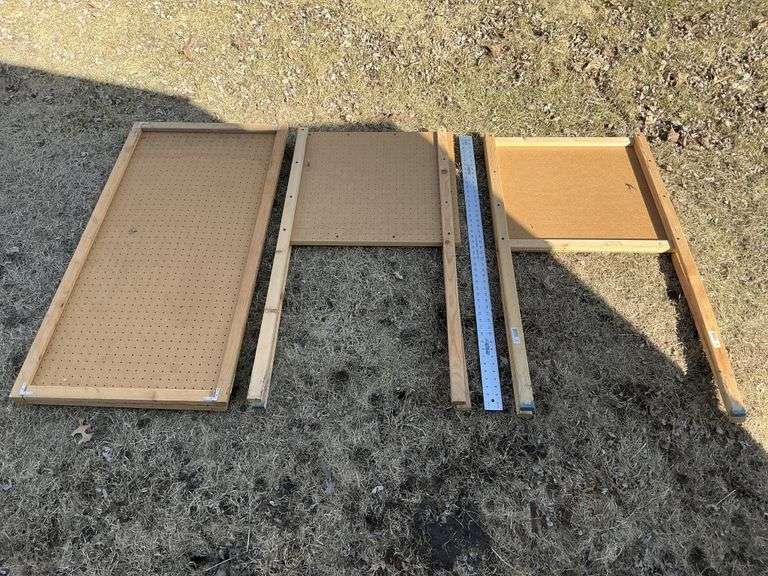 Pegboard displays - Legacy Auction Company