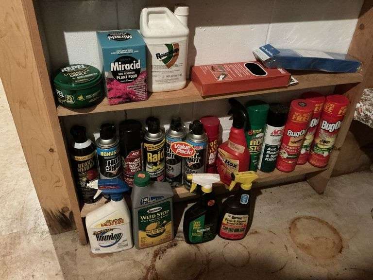Insect sprays, plant food, etc - Legacy Auction Company