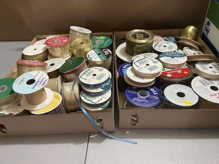 Miscellaneous rolls of ribbon - Legacy Auction Company