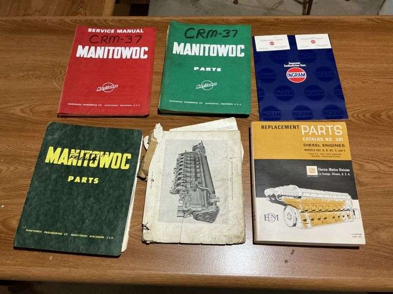 Diesel engine parts books - Legacy Auction Company
