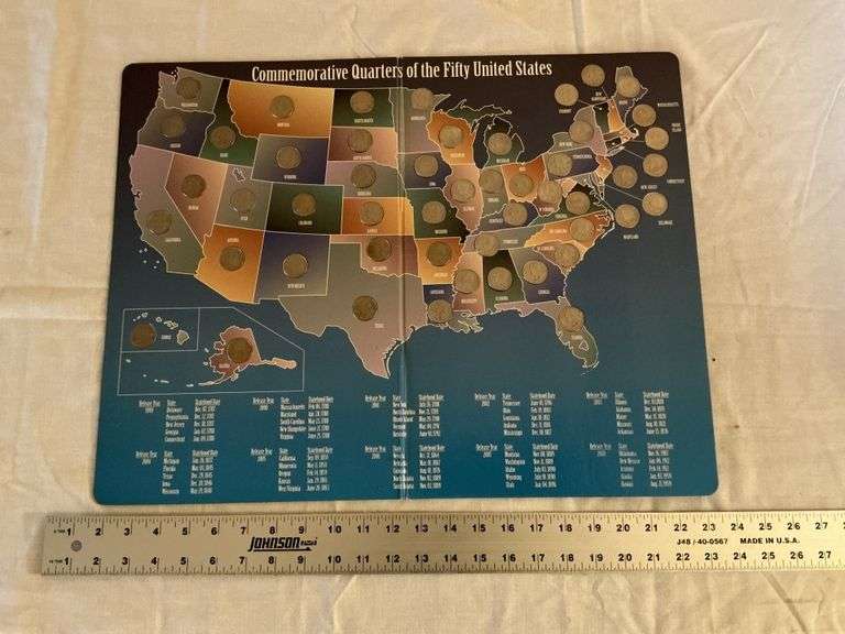 Full set of state quarters - Legacy Auction Company