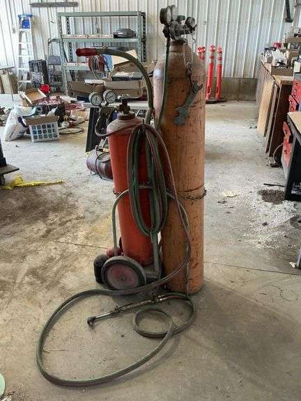 Torch/torch tanks and cart - Legacy Auction Company