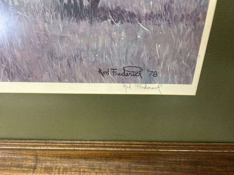 Rod frederick print - Legacy Auction Company