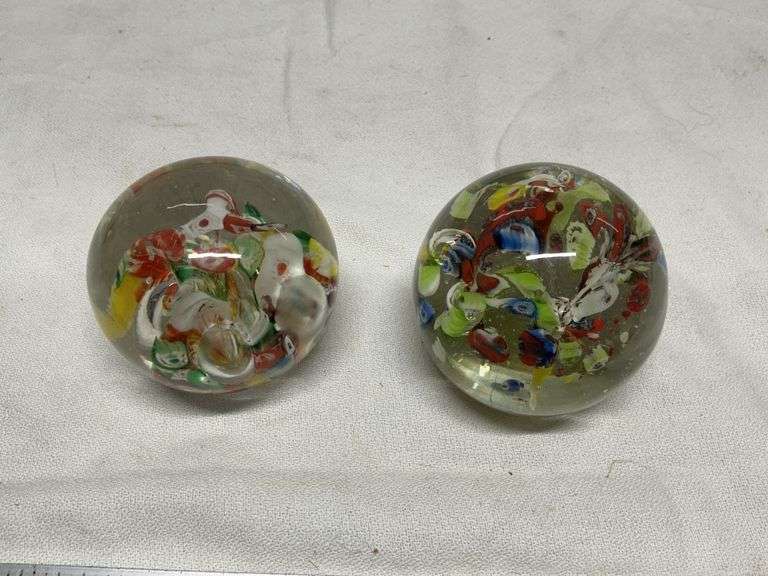 Glass paperweights - Legacy Auction Company