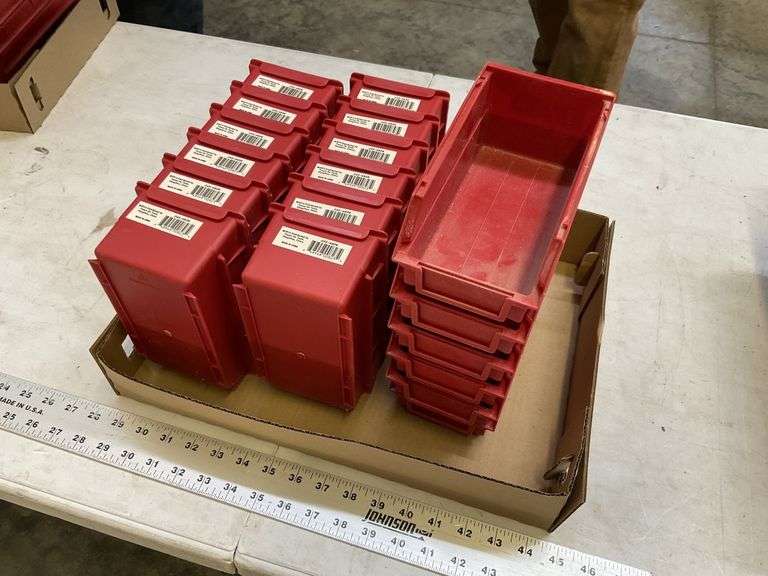 18- plastic organizer bins - Legacy Auction Company