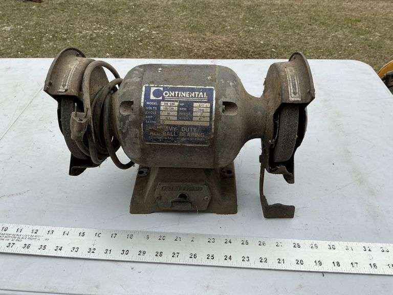 Continental 6" bench grinder - Legacy Auction Company