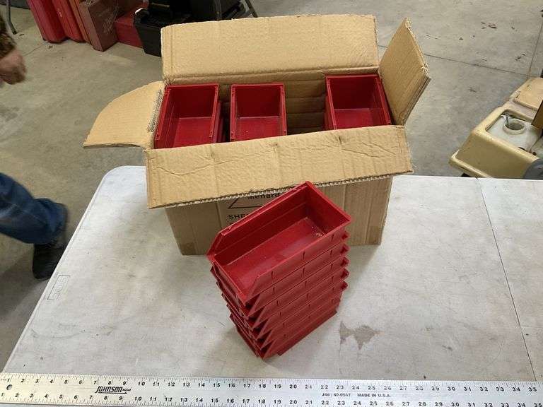 24- plastic organizer bins - Legacy Auction Company