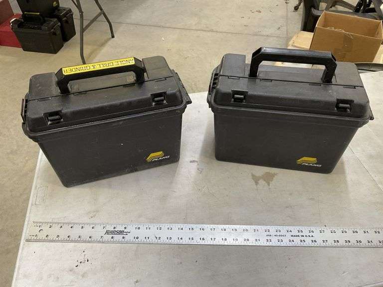 2- Plano plastic ammo boxes - Legacy Auction Company
