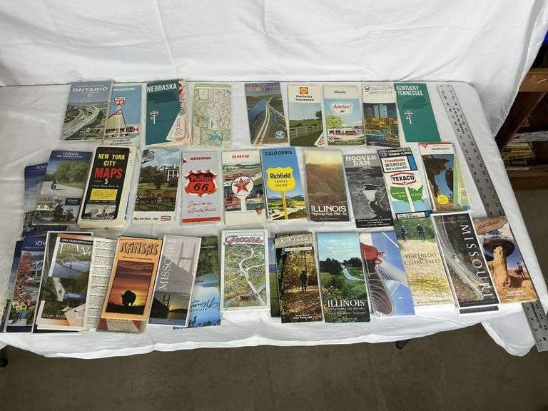 Phillips 66/Texaco etc maps - Legacy Auction Company