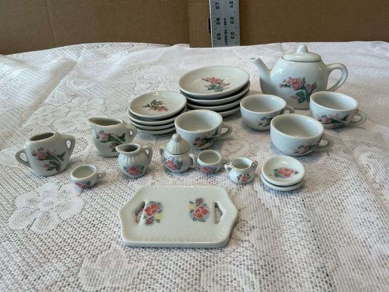 Miniature tea set - Legacy Auction Company