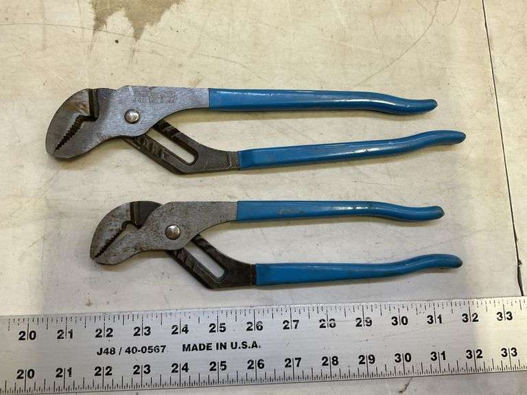 2- channel lock pliers - Legacy Auction Company