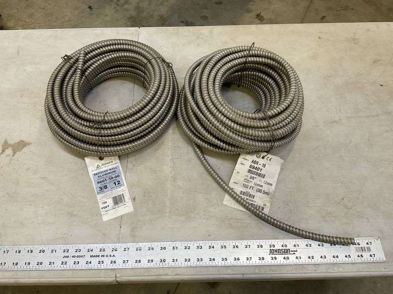 3/8" flexible metal conduit - Legacy Auction Company