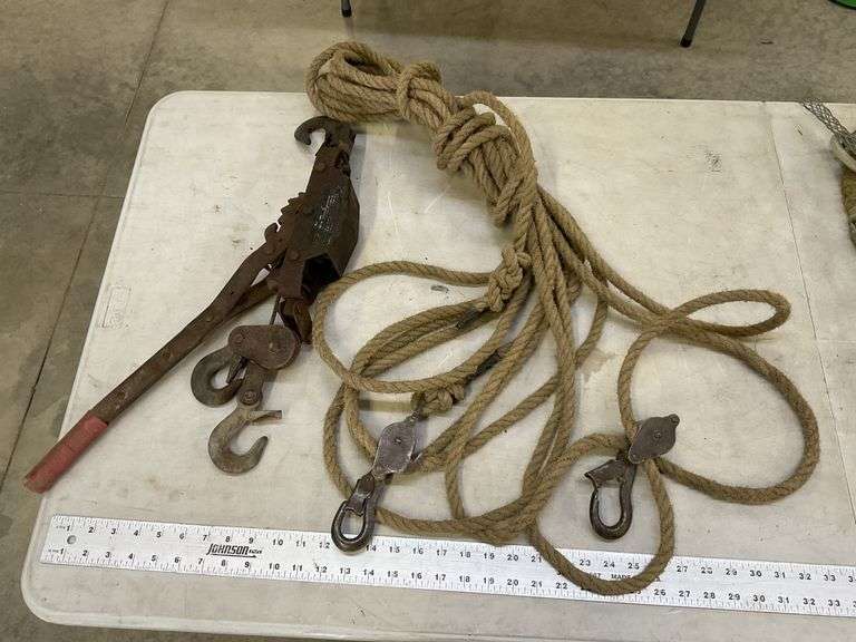 Come along and rope block - Legacy Auction Company