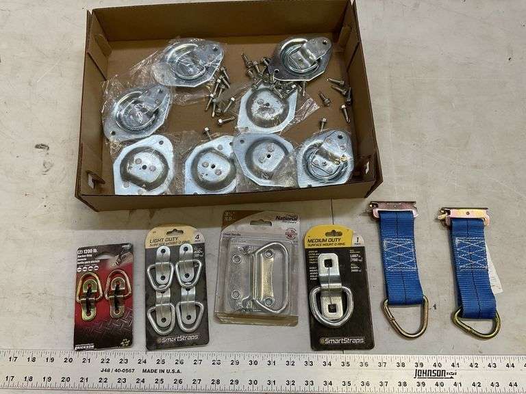 Assorted trailer tie downs etc. - Legacy Auction Company