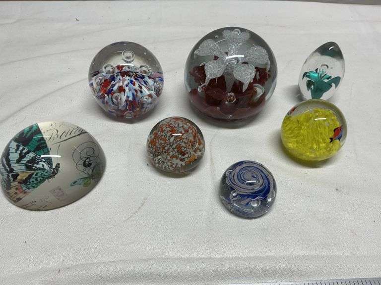 Glass paperweights - Legacy Auction Company