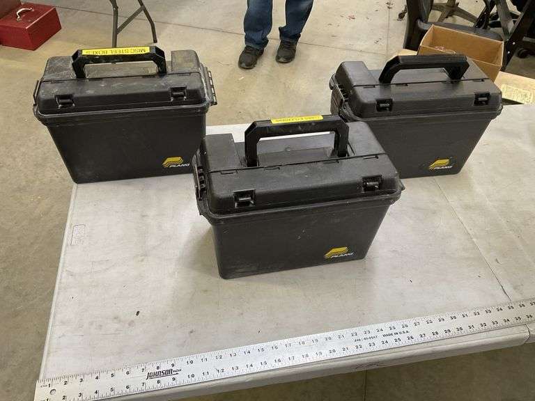3- Plano plastic ammo boxes - Legacy Auction Company