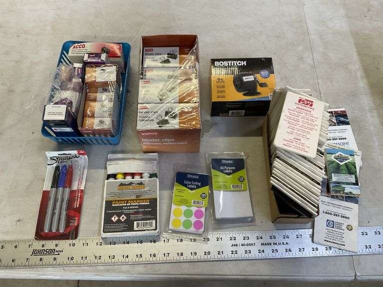 Assorted office supplies - Legacy Auction Company
