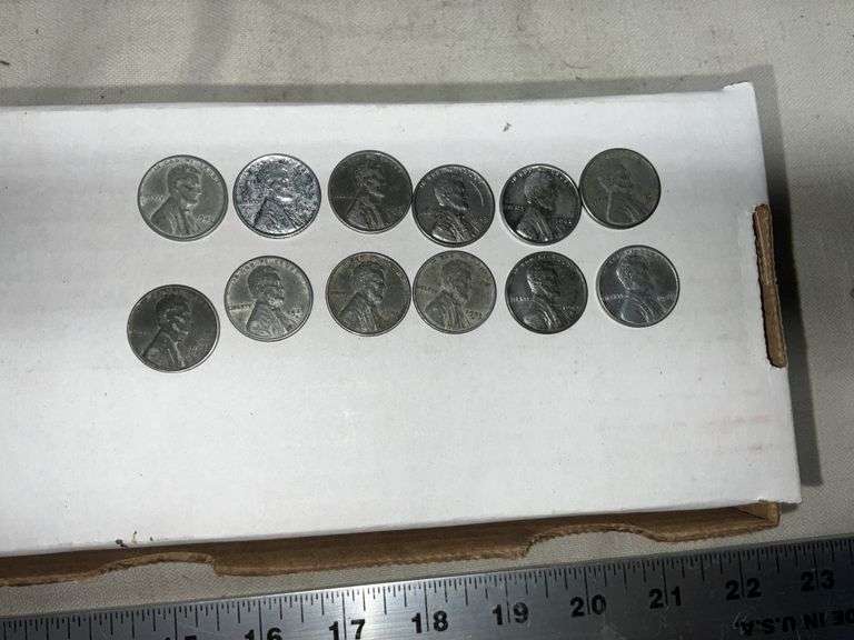 12-1943 steel pennies - Legacy Auction Company