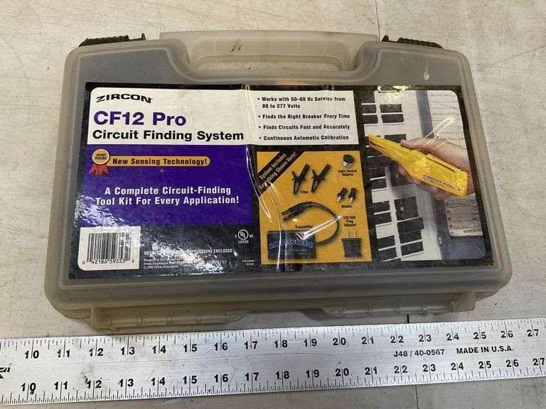 Zircon CF12 Pro circuit finding system - Legacy Auction Company