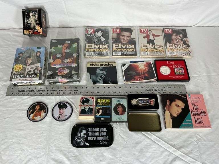 Elvis cards/knife etc - Legacy Auction Company