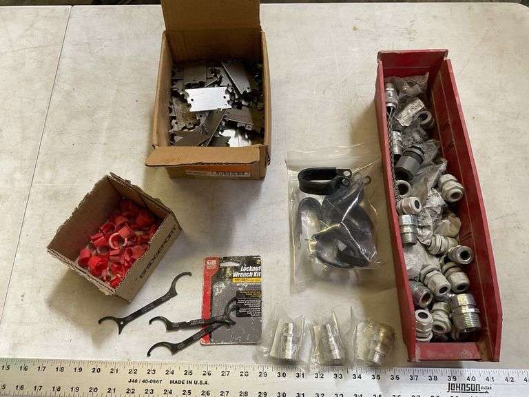 Lock nut wrench kit and assorted electrical - Legacy Auction Company