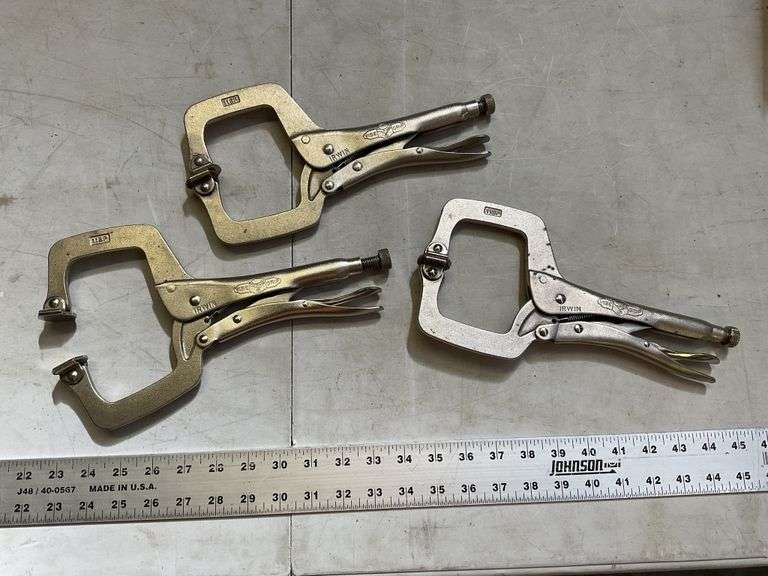 3- vise grip welding clamps - Legacy Auction Company