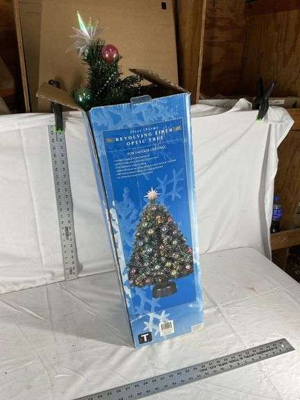 3' revolving fiber optic tree - Legacy Auction Company