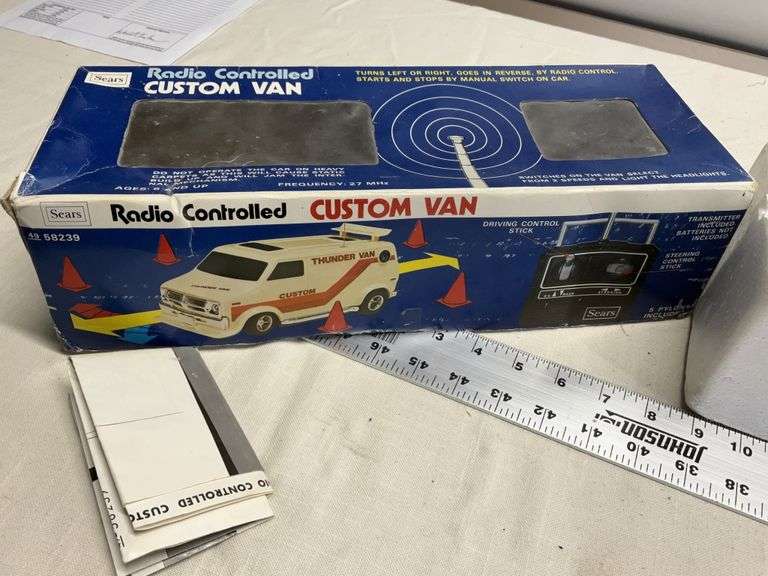 Vintage Sears radio controlled custom van - Legacy Auction Company