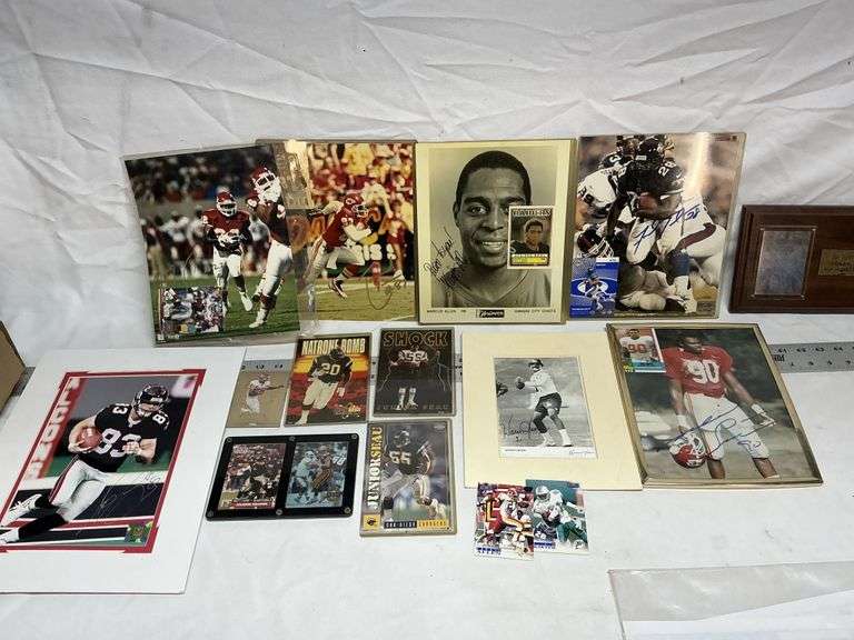 Misc football photos, some signed - Legacy Auction Company