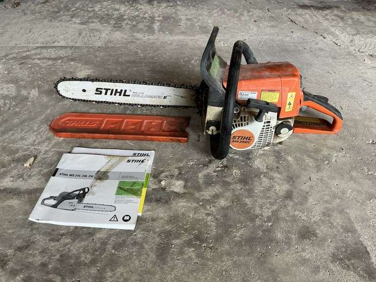 Stihl MS250C chainsaw, runs good. - Legacy Auction Company