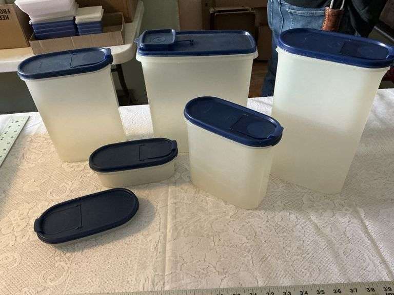 Tupperware cereal containers, etc - Legacy Auction Company