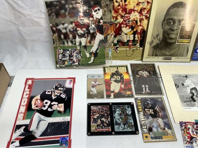 Misc football photos, some signed - Legacy Auction Company