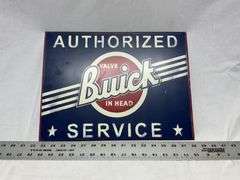 Metal Buick sign - Legacy Auction Company