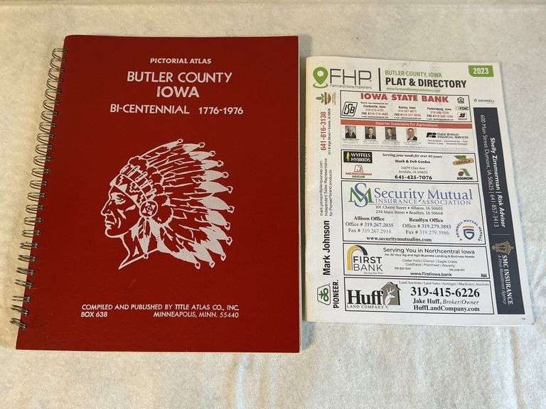 Butler County, IA Bicentennial atlas & Plat - Legacy Auction Company