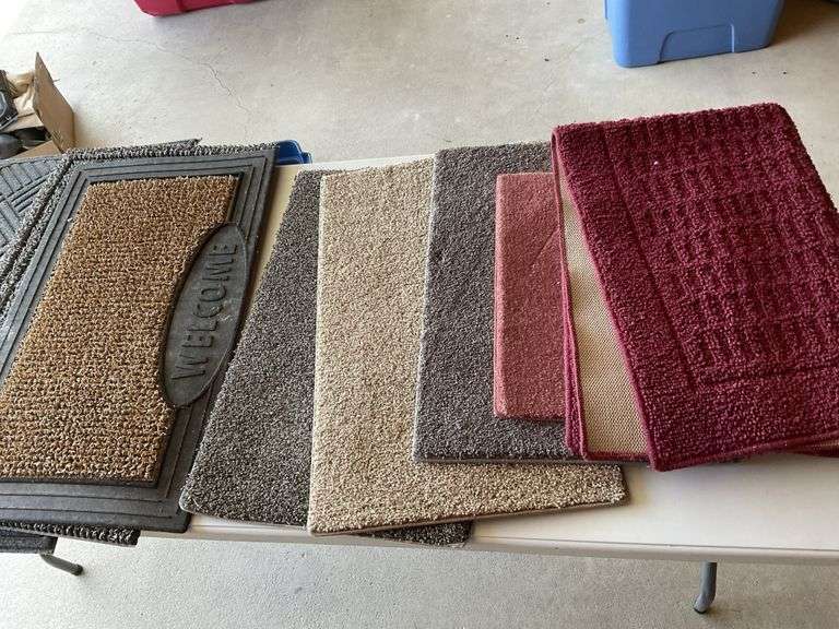 Assorted rugs, carpet, samples, etc. - Legacy Auction Company