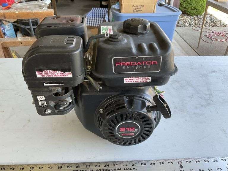 212 cc predator engine. Works. - Legacy Auction Company