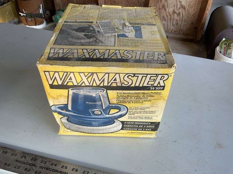 Wax master, 9 inch random orbit, waxer/polisher - Legacy Auction Company