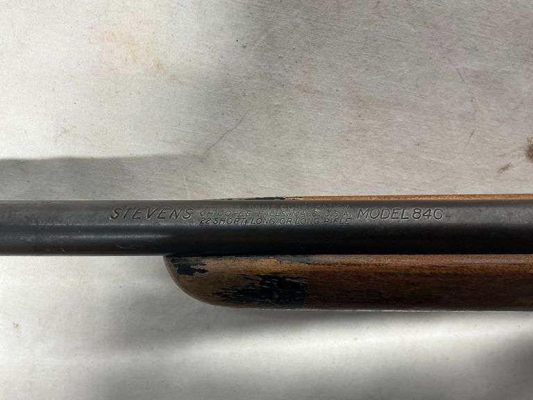 Stevens model 84C .22 long rifle - Legacy Auction Company